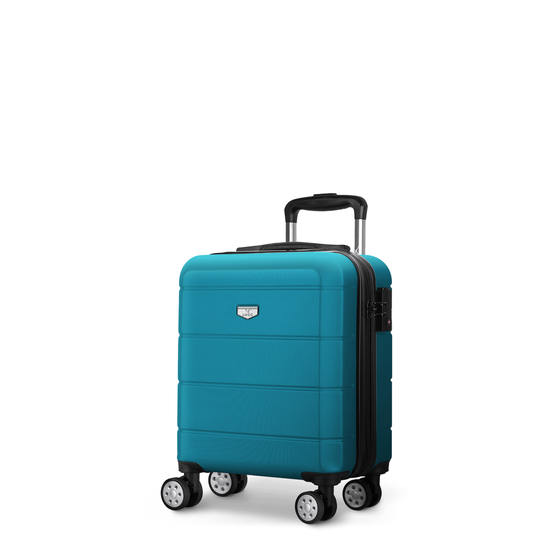 Chic 15-inch Teal Suitcase - Ideal for Your Next Adventure - UK