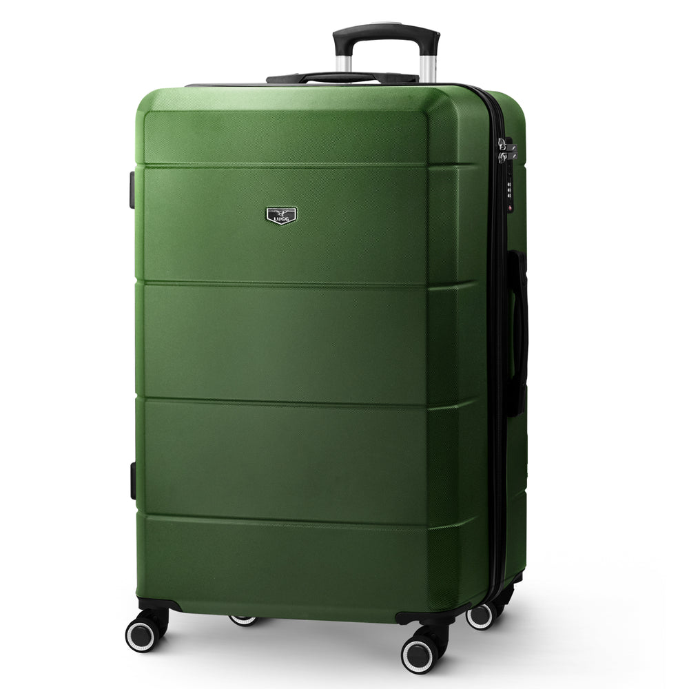 LUGG Jetset 28 Inch Large Suitcase – Lightweight Hard Shell Luggage wi