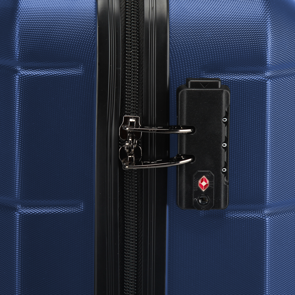 Get Jetset Cabin Suitcase in Blue - Lightweight Suitcase - UK